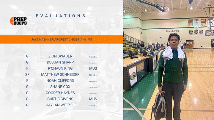 Christmas Week Evaluations - Prep Hoops