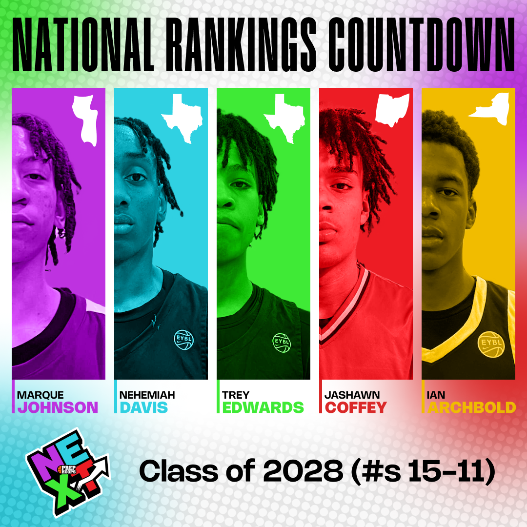 National Rankings Countdown: Class of 2028 (15-11) - Prep Hoops