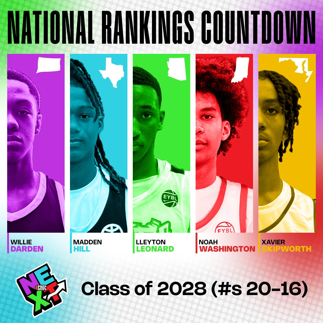 National Rankings Countdown: Class of 2028 (20-16) - Prep Hoops