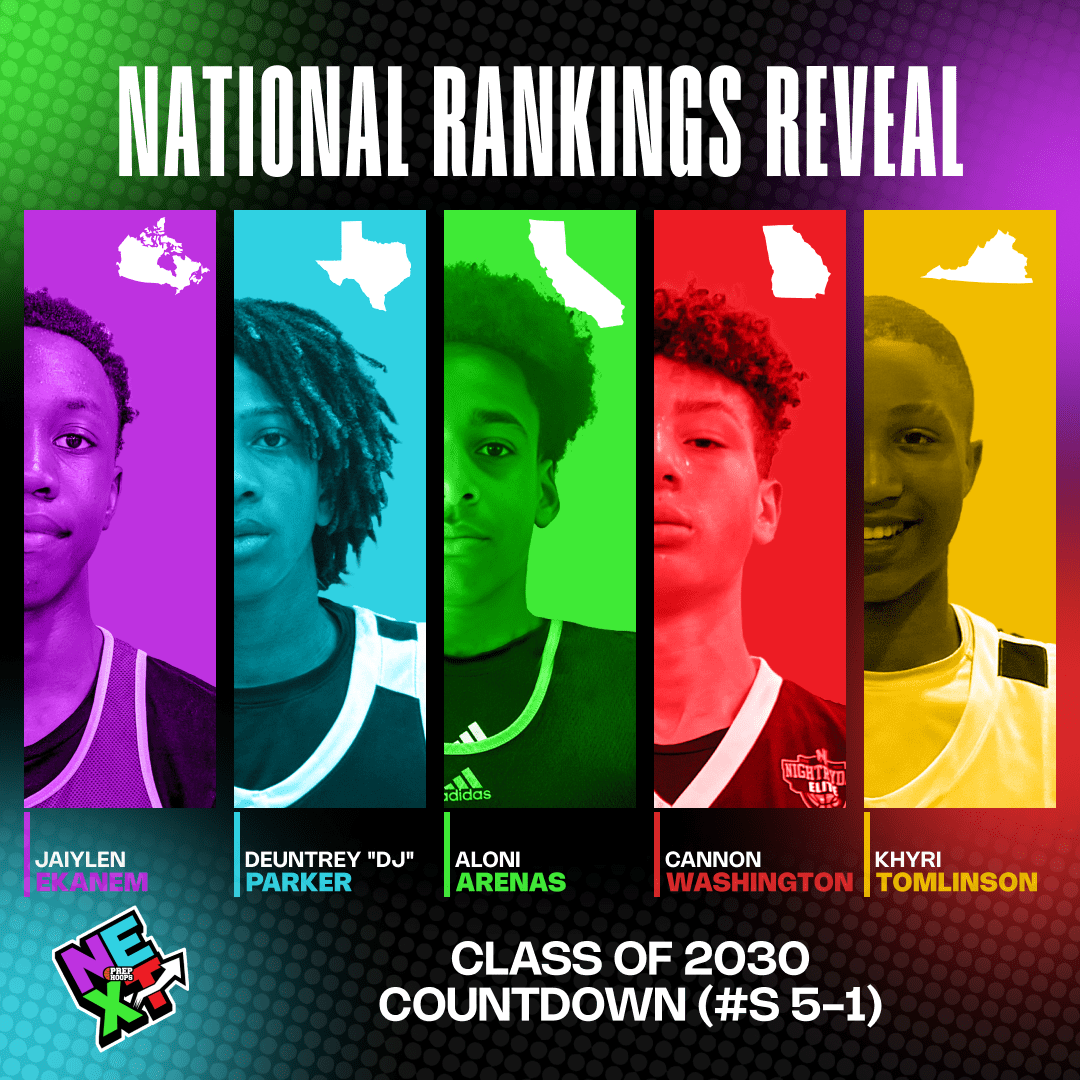 National Rankings Reveal: Class of 2030 Countdown (#s 5-1) - Prep Hoops