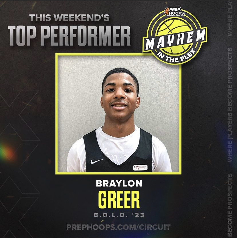 Braylon Greer, - Prep Hoops