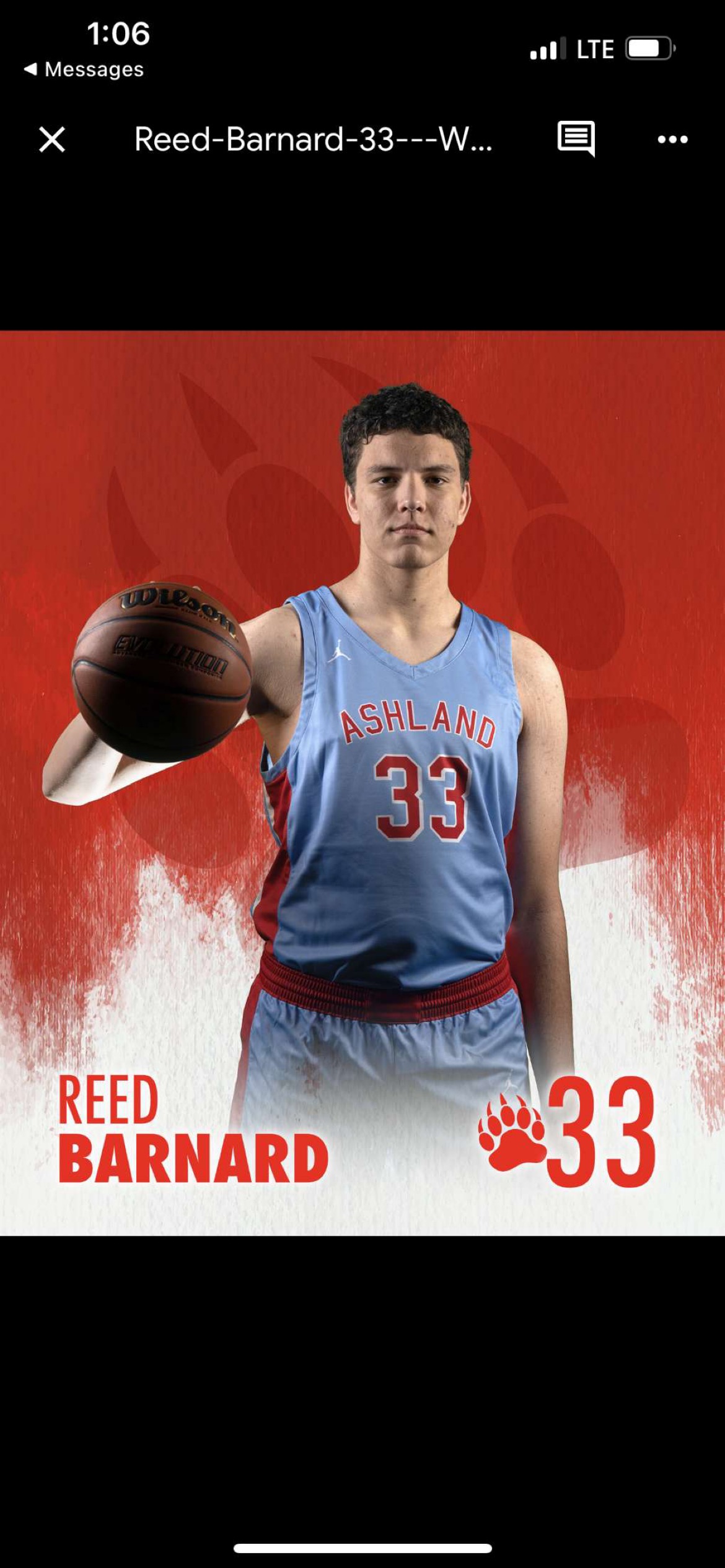 Reed Barnard, Ashland - Prep Hoops